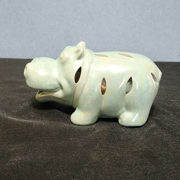 Accents | Ceramic Hippo Art Piece | Poshmark